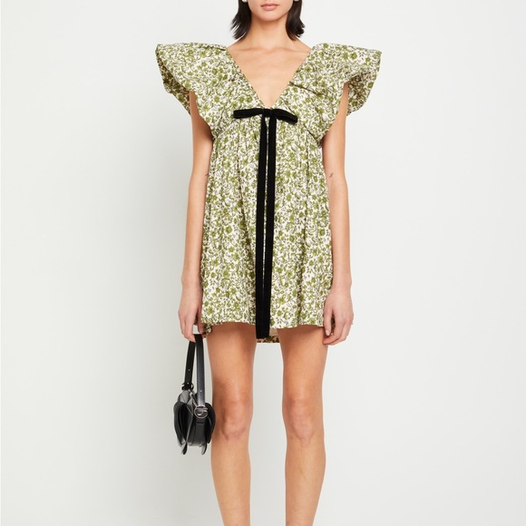 o.p.t | Dresses | Nwt Few Moda Opt Didi Dress In Green Floral Sold Out ...